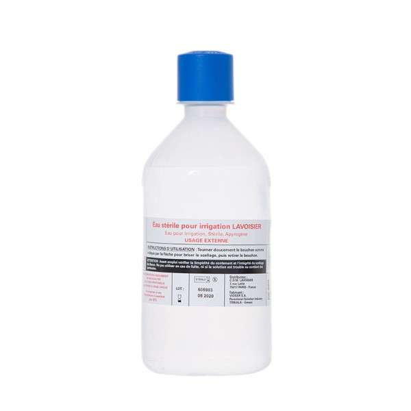 Eau Stérile pour irrigation Flacon Plastique - Lavoisier